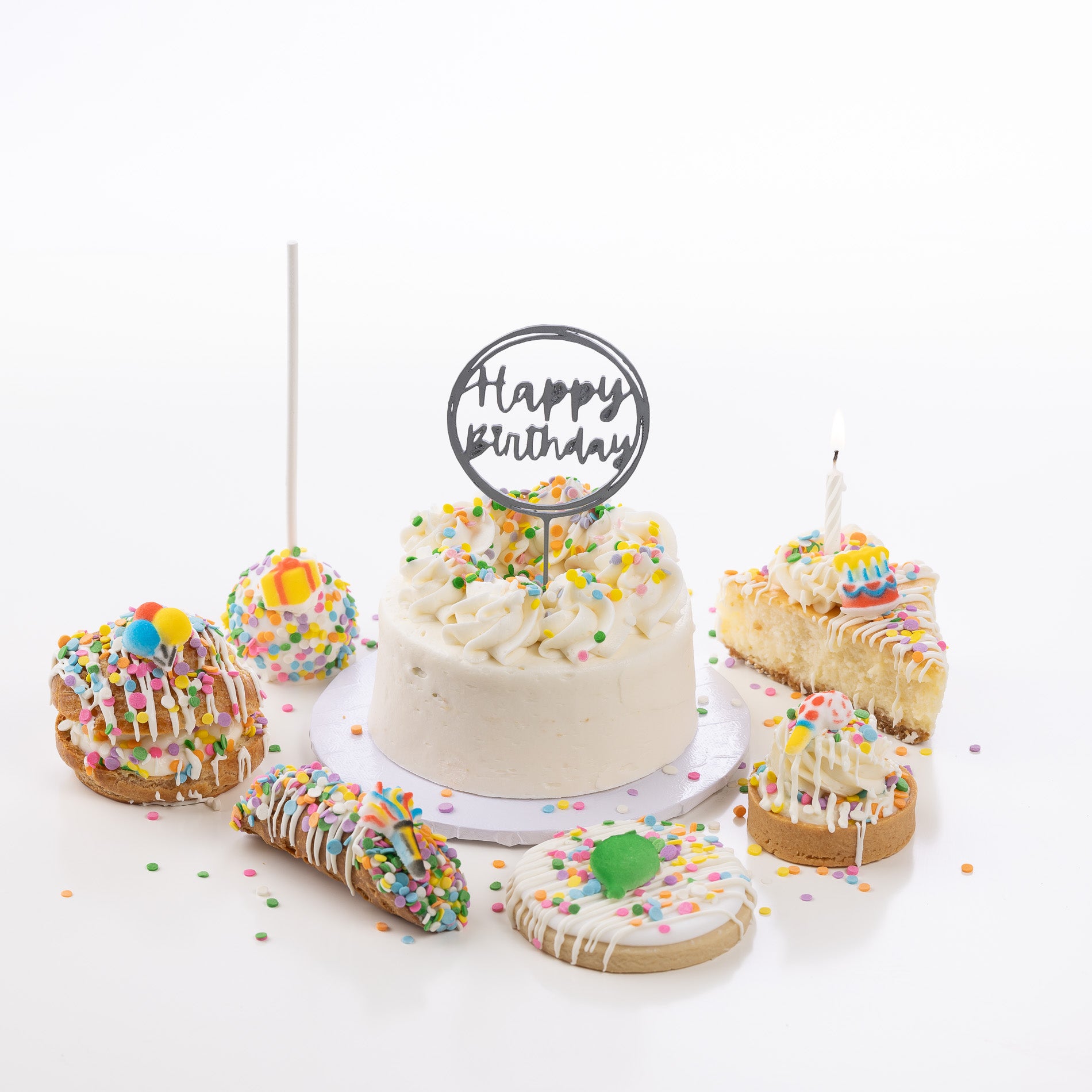 Best Birthday Desserts Pack (Mini Cake & Treats) | Phoenix – Silver ...