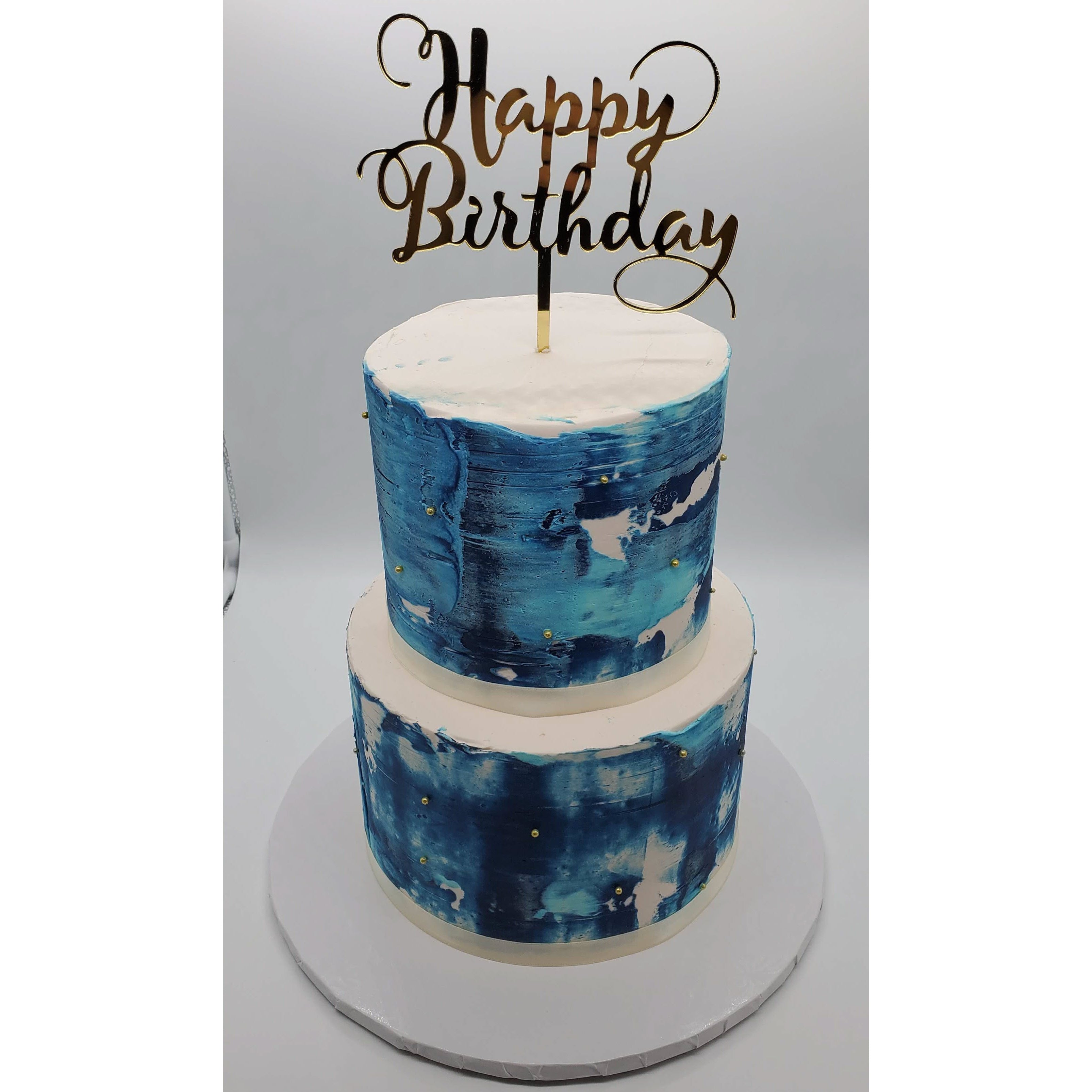 Cake Size Upgrade 2-tier – Silver Rose Bakery