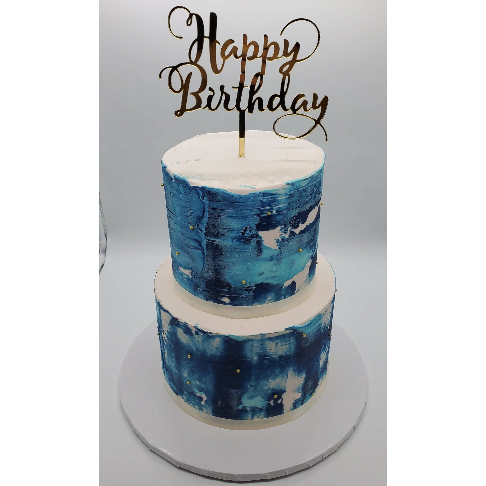 Cake Size Upgrade 2-tier – Silver Rose Bakery