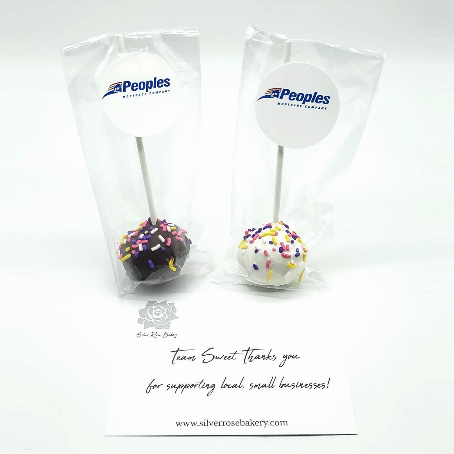 Logo/Image Cake Pops • Client Holiday Gifts • Phoenix • Delivery ...
